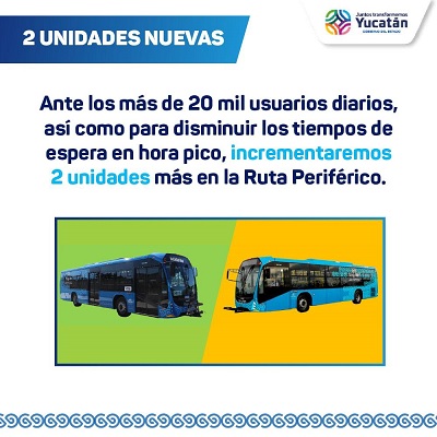 Con la ampliación de las Rutas Periférico y Nocturnas, se continúa ...
